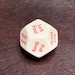 Hit Location D12 twelve Sided Die Dice Critical Fumble 28MM RPG Tool ...