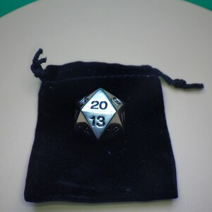 Metal Countdown 22mm With Bag D20 - RPG Tool Tabletop Roleplay Games ...