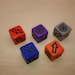 Marble With Gold Numbers 10mm Mini Poly 7 Dice Set RPG Tool Tabletop ...