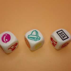 Slot Dice Game 3d6 Die Gaming Cherry Lemon Orange Bar Orange Bell Plum ...