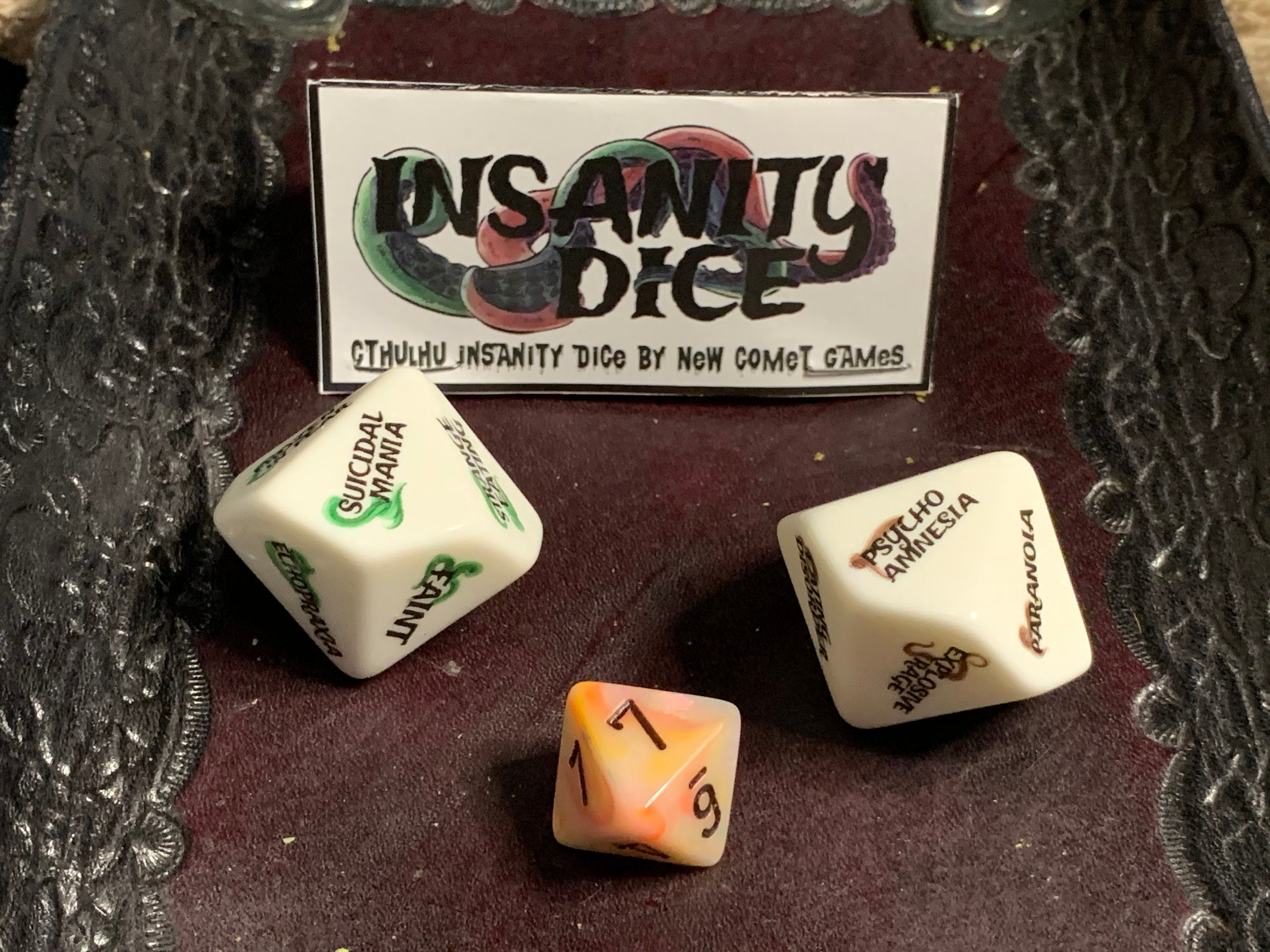 RPG Cthulhu Insanity Dice Dice Tabletop Gaming Game Roll - Etsy