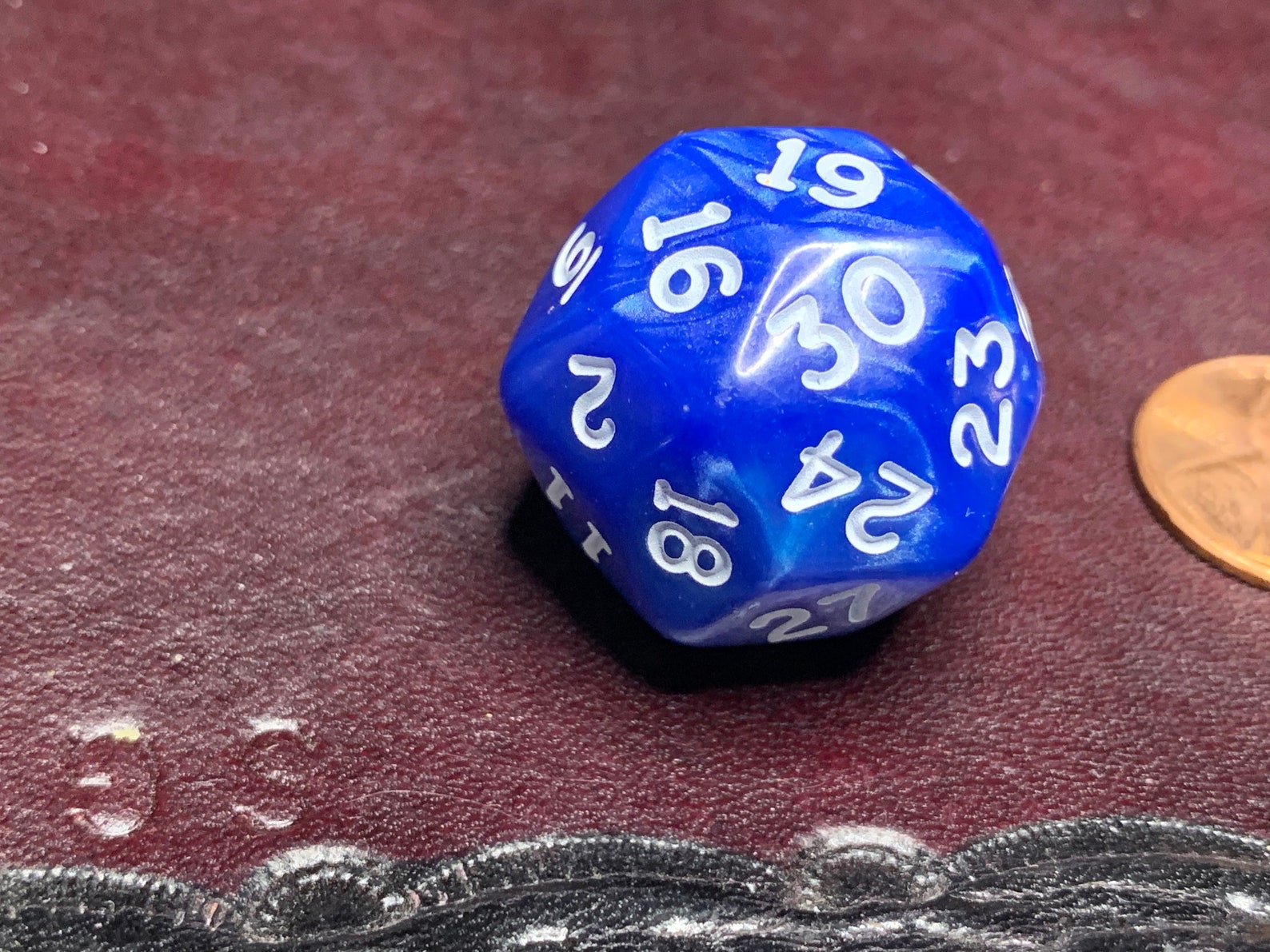 D30 in 5 Different Pearlescent Colors RPG Tabletop Gaming Dice Roleplay ...