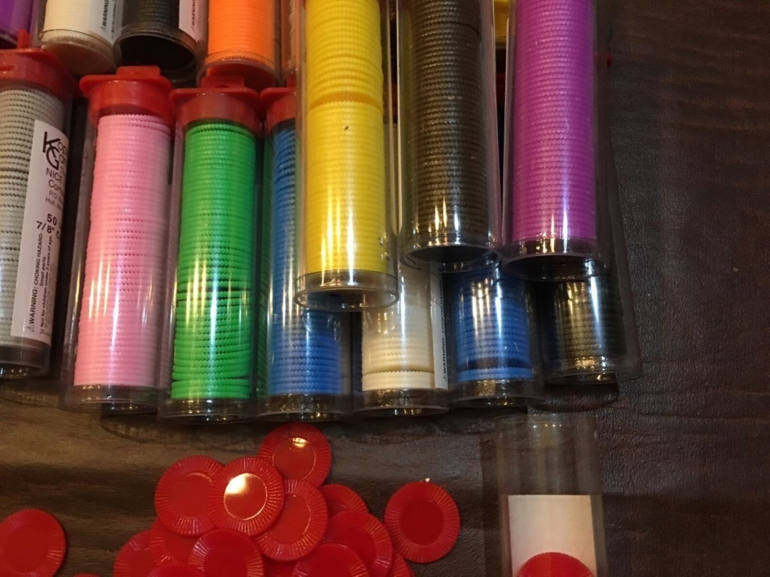 22MM Mini Plastic Chips 50/tube Gaming Tabletop RPG Bingo - Etsy