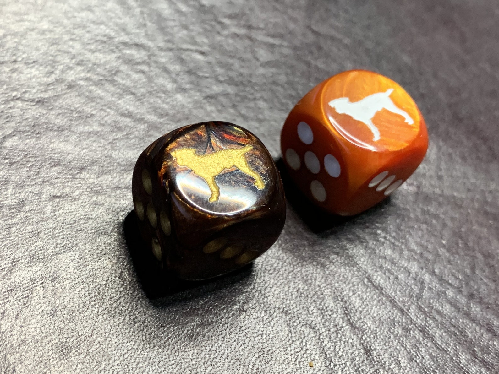 Labrador Dog Customized Six-sided Dice - Gaming Tabletop RPG Roleplay ...