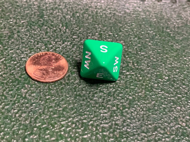 Compass Dice Direction Die D8 (eight Sided) - Choose Your Color - RPG ...