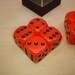 16mm 12D6 Dice Block - Orange With Black -tool Tabletop Roleplay Games ...