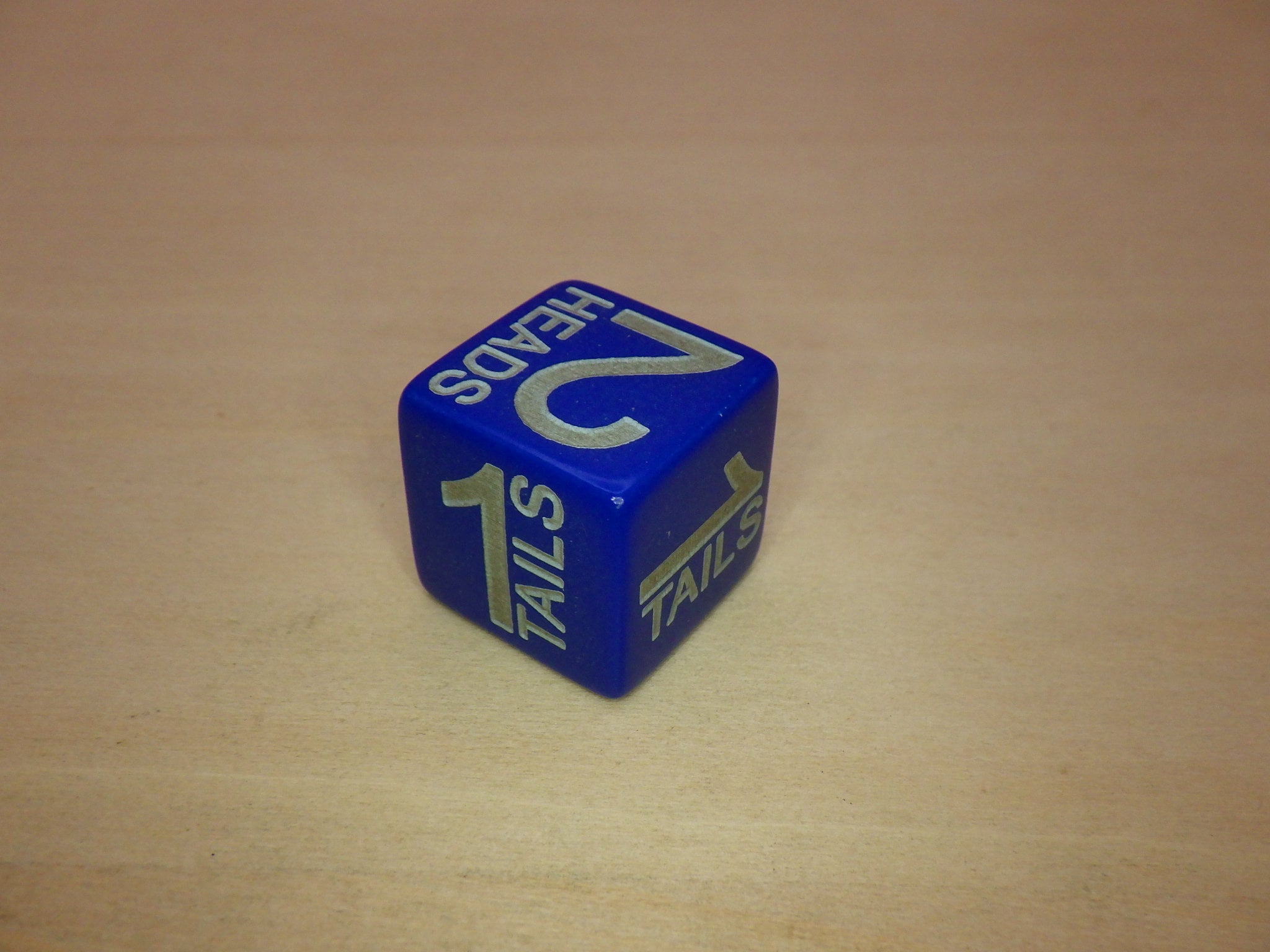Heads or Tails Flip Die | Custom Engraved D6 Coin Toss | RPG Gaming ...