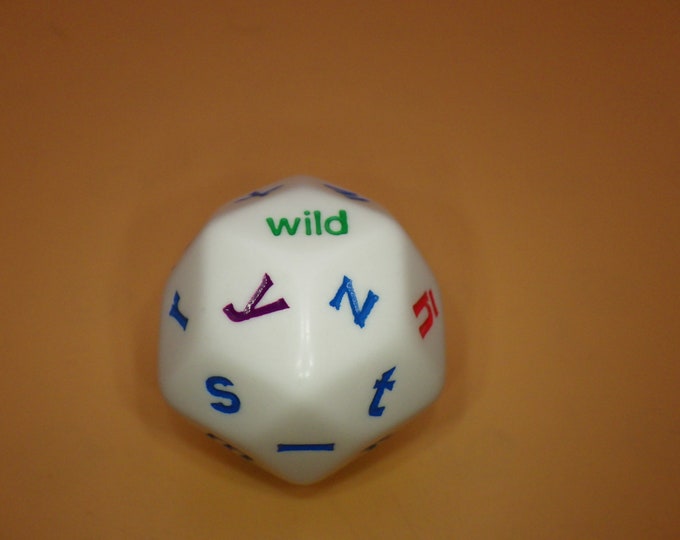 25 Vintage Letter Dice, Small Dice, Boggle Dice, Colored Word Dice Mix, Dice Set, Wooden Dice ...