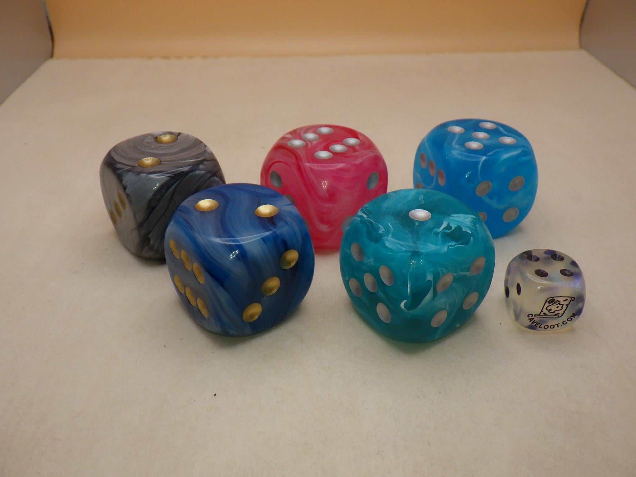 Jumbo 30mm D6 Extra Large Dice - RPG Tool Tabletop Roleplay Games ...