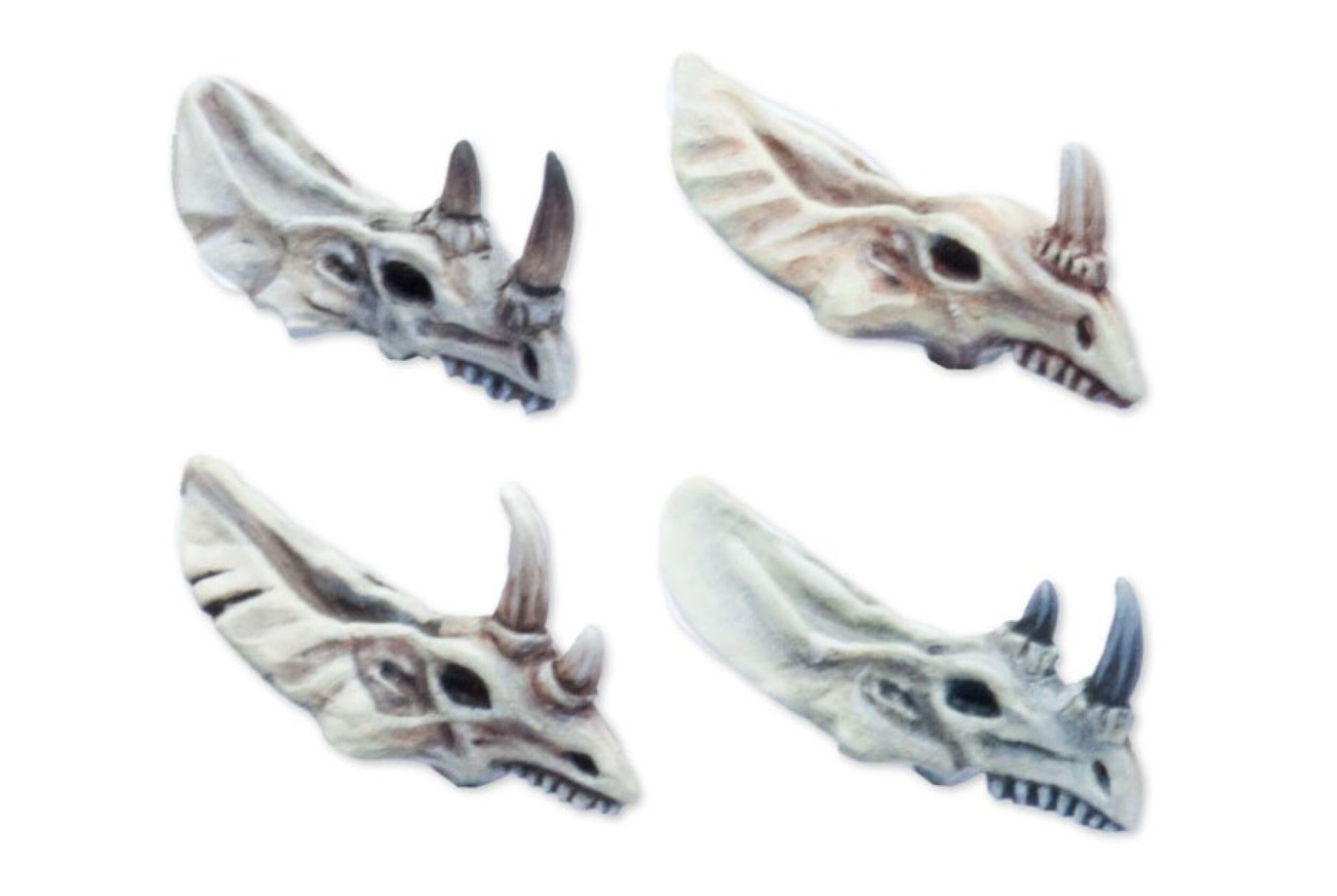 Lizard Skulls (4) - Miniatures Figures RPG Tabletop Roleplay Games ...