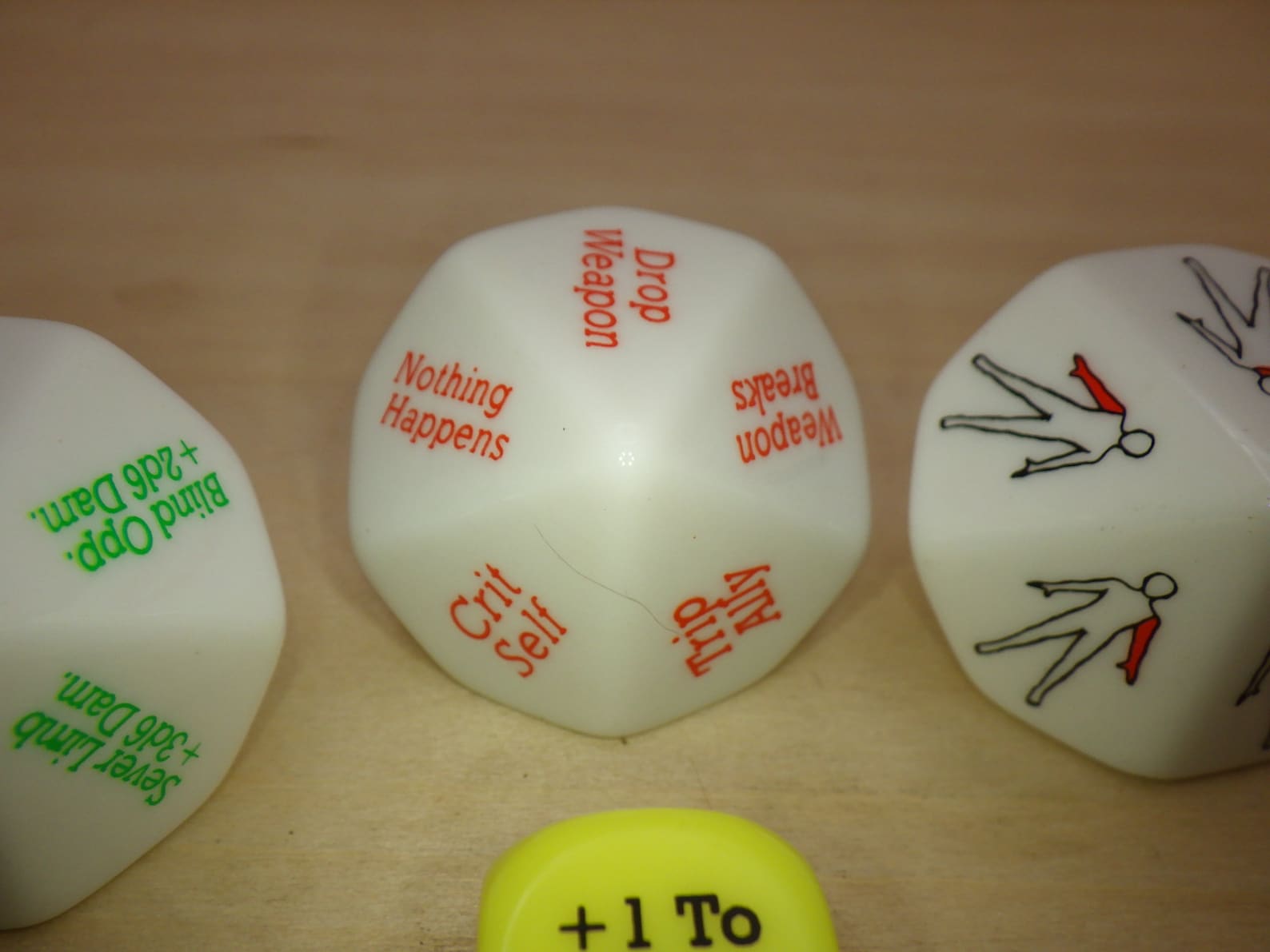 RPG Critical Hit and Fumble Dice Tabletop Gaming Game Roll Random ...