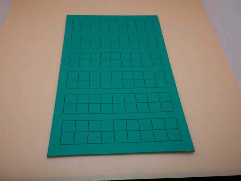 108 Blank Counter Tokens | 1/2 Inch Square Cardboard Punch Outs | RPG ...