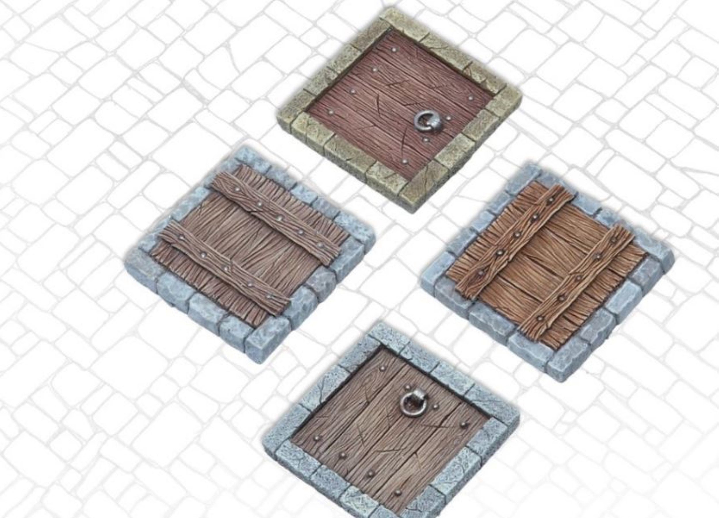 Trapdoors Set 1 4 Miniatures Figures RPG Tabletop Roleplay - Etsy