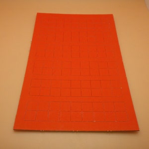 Blank Colored Counter Token Sheet (both Sides), 1/2 Inch Squares (108 ...