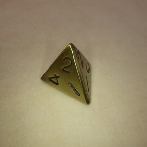 Metal Antique Gold 16mm Polyhedral Dice Set (or Individually) - Etsy