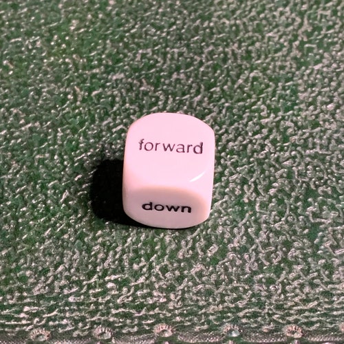 16mm D6 Random Direction Dice White With Black RPG Tool - Etsy