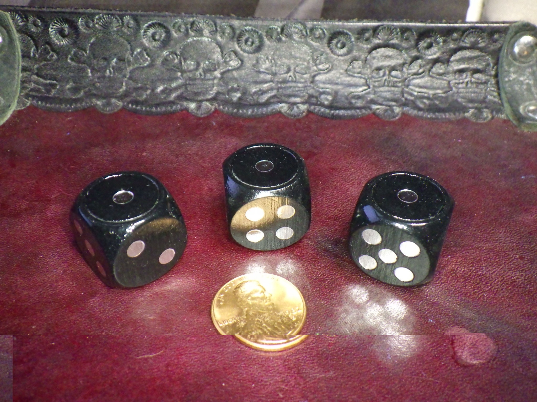 18mm Wood 3D6 Dice Set: Weighted Cheat Dice for RPG Character Building ...