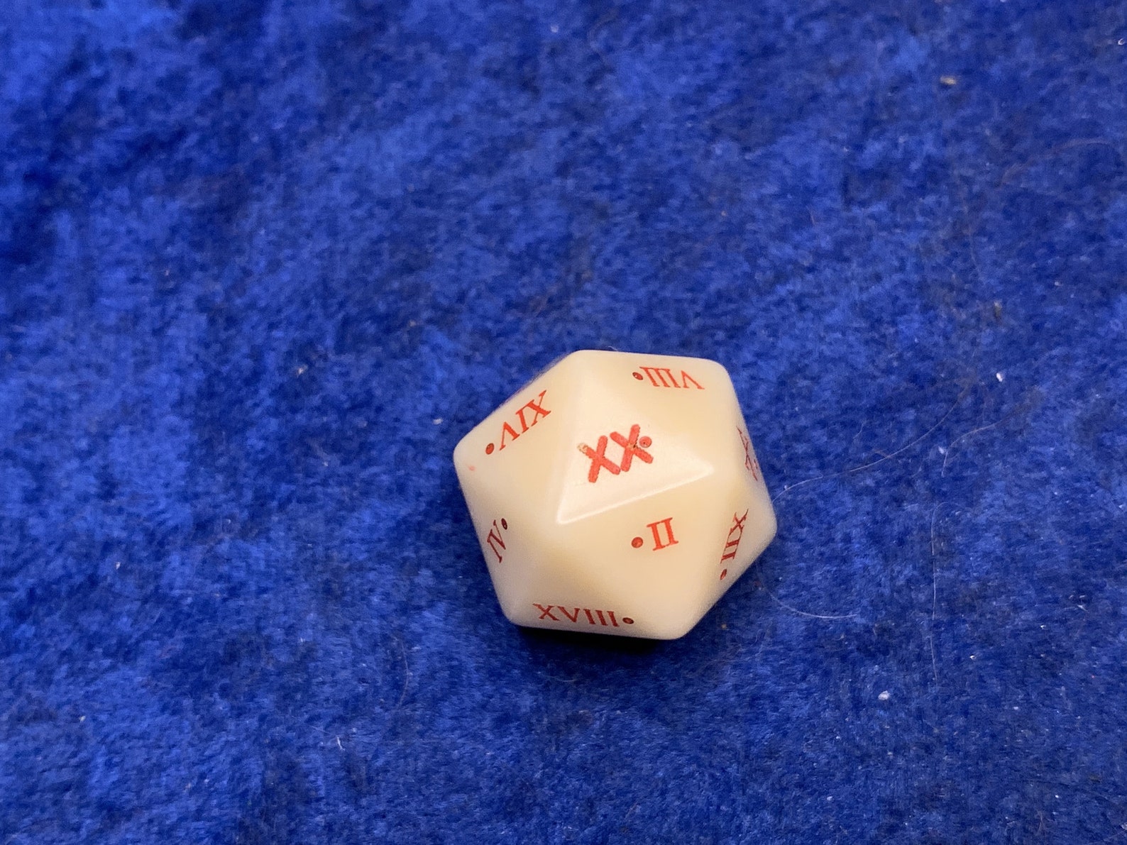 Roman Numeral D20 Die Custom Opaque D20 Standard Sized - Gaming ...