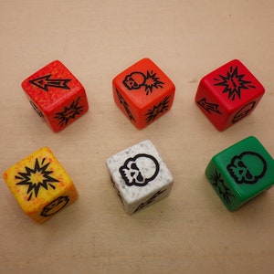 Custom Engraved 16mm Block Dice - D6 RPG Tabletop Gaming Die & Token - Etsy