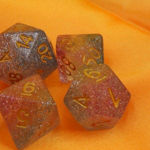Unity 7 Die 16mm Resin Polyhedral Dice Set - RPG Tool Tabletop Roleplay ...