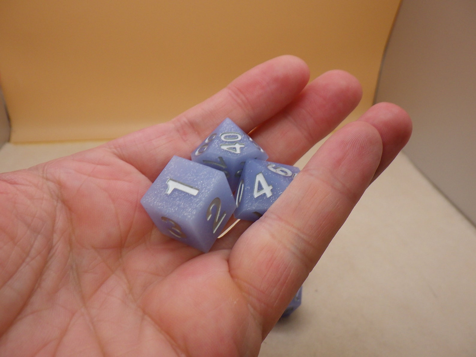 Sharp Edge Silicone Rubber 16mm 7 Die Polyhedral Dice Set - Glacial ...