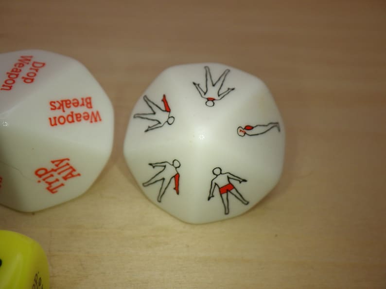 RPG Critical Hit and Fumble Dice Tabletop Gaming Game Roll Random ...