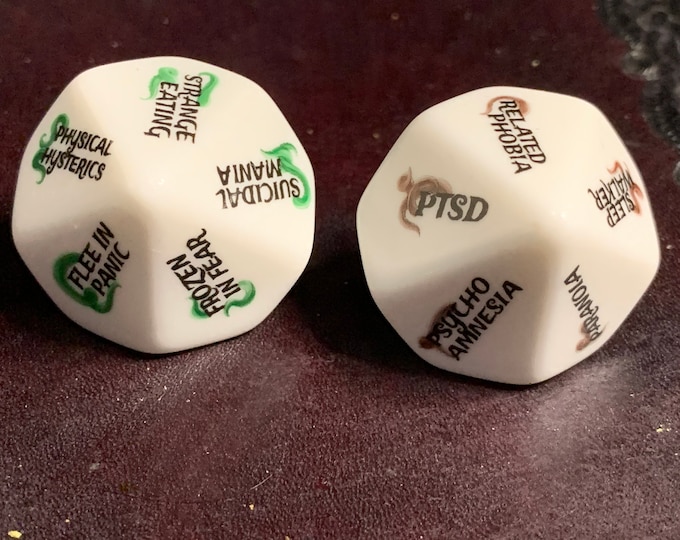 RPG Cthulhu Insanity Dice Dice Tabletop Gaming Game Roll Random ...