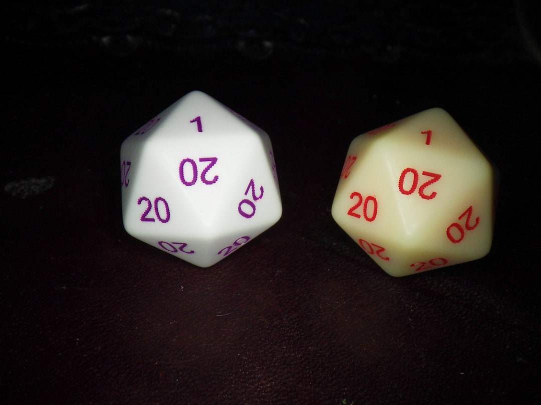 All Faces Are 20 Except for the 1 - D20 Die Custom Opaque D20 16mm ...