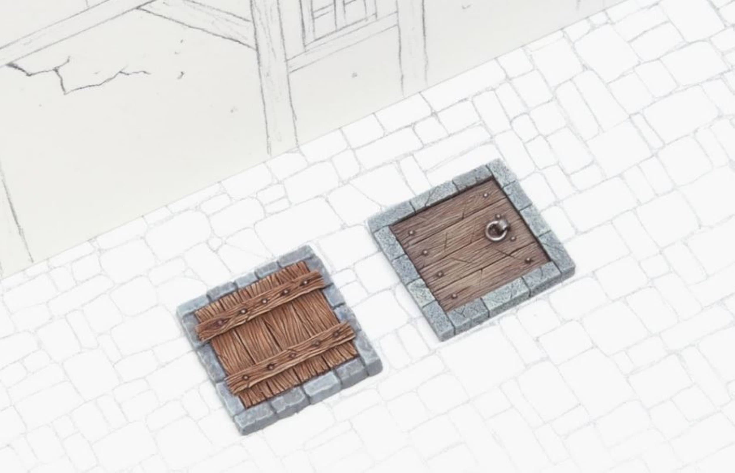 Trapdoors Set 1 4 Miniatures Figures RPG Tabletop Roleplay - Etsy