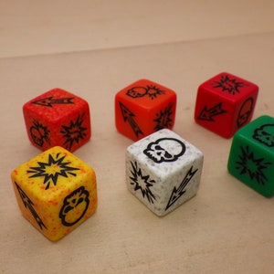 Custom Engraved 16mm Block Dice - D6 RPG Tabletop Gaming Die & Token - Etsy