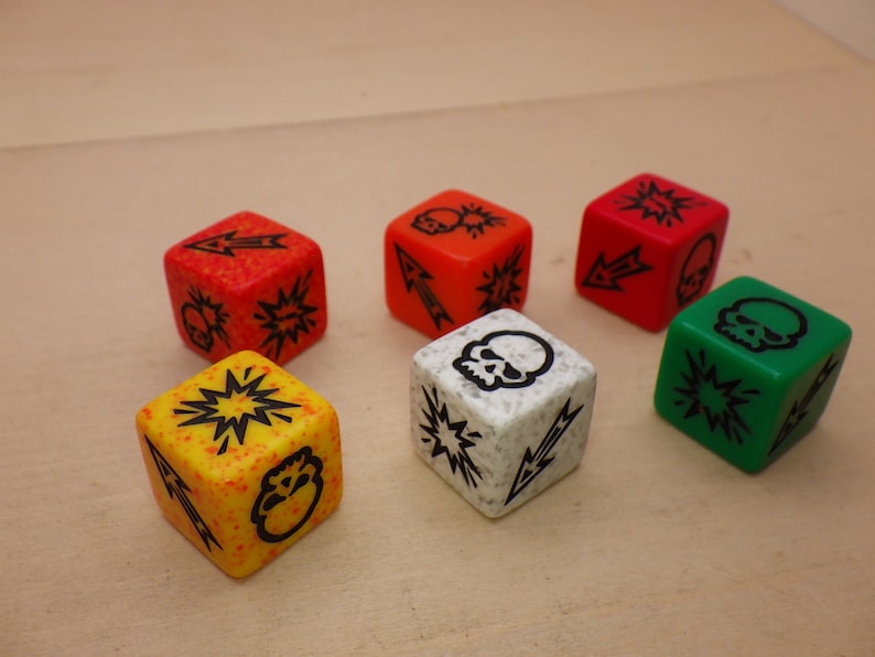 Custom Engraved 16mm Block Dice - D6 RPG Tabletop Gaming Die & Token - Etsy