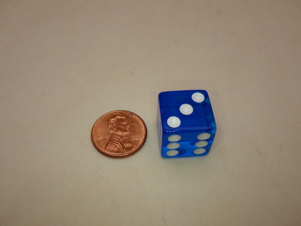 Transparent Blue D6 – Large Six-sided Die (slightly Larger Than ...