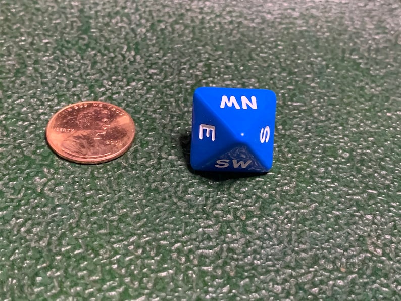 Compass Dice Direction Die D8 (eight Sided) - Choose Your Color - RPG ...