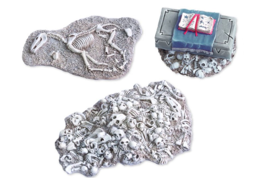 Bone Terrain Set 1 (3) - Miniatures Figures RPG Tabletop Roleplay Games ...