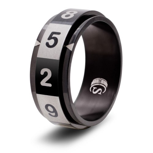 Alignment Dice Random Number Spinner Ring Rainbow Tabletop RPG - Etsy