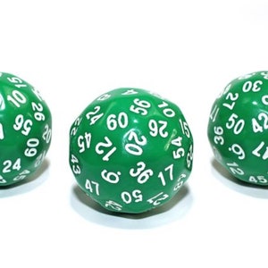 D60 (sixty Sided) Tabletop RPG Roleplay Game Die - RPG Tool Tabletop ...