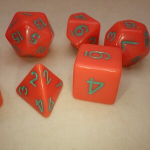 16mm Set of 7 Polyhedral Dice, Style of Your Choice -RPG Tool Supply ...