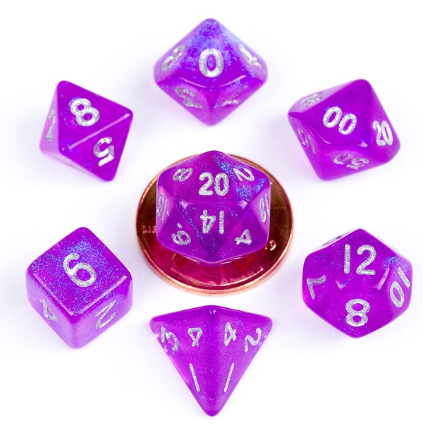 Purple Dice Set - Etsy