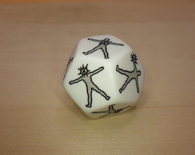 D12 Hit Location Dice Body Parts 28-30mm - Tabletop Craft Supply ...