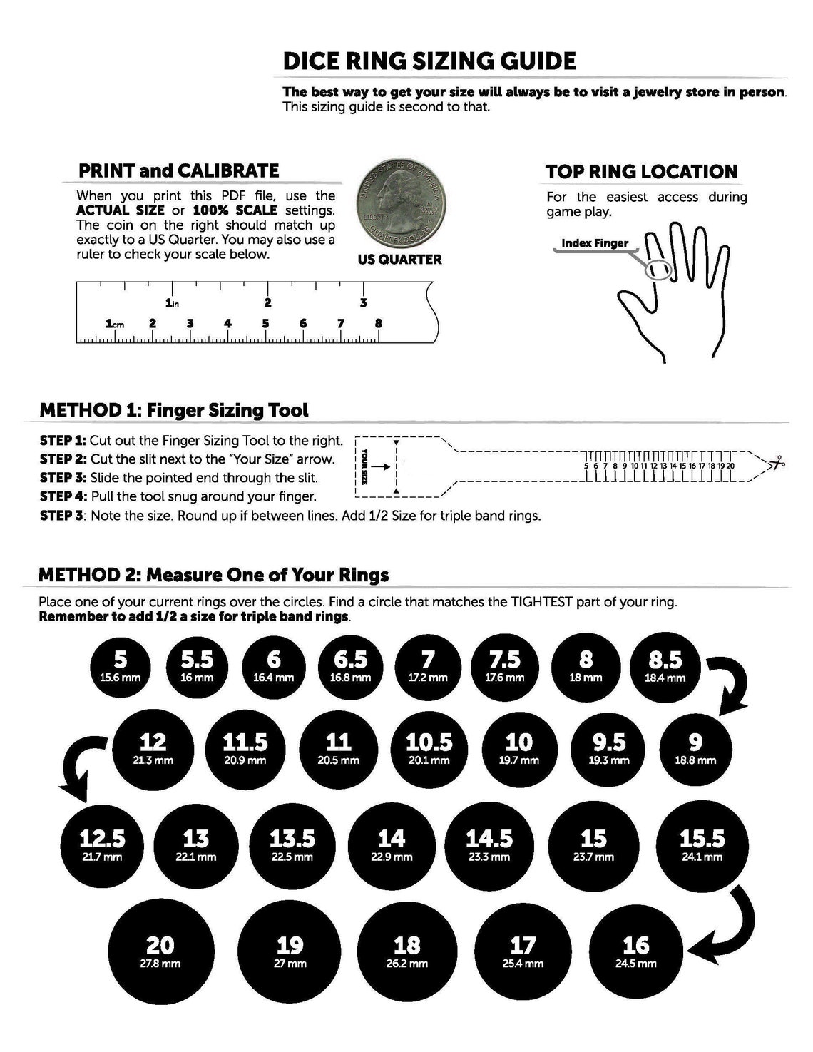 D100, 2D10 Dice Random Number Spinner Ring Gold - Tool to Generate ...