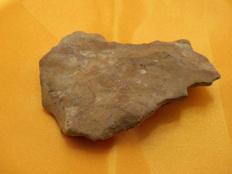 Stone Tool Artifact Hoe Scraper Axe Chopper 3.5x3.25x.5 Inches Worked ...