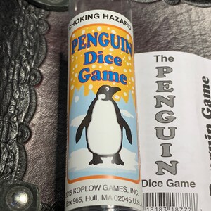 Penguin Dice Game - Instructions With 5 Dice - RPG Tool Tabletop ...
