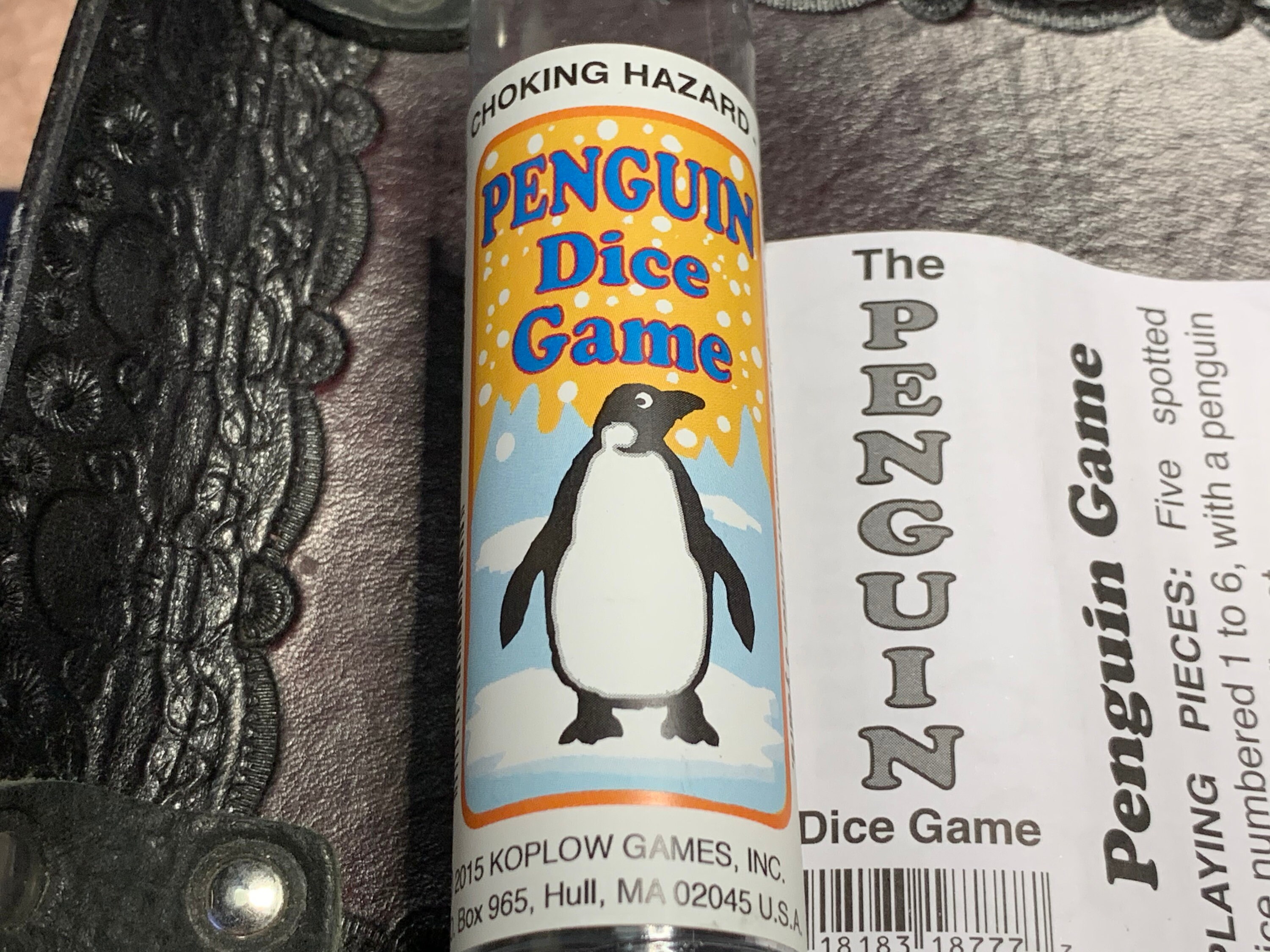 Penguin Dice Game Instructions with 5 Dice Tabletop Gaming | Etsy