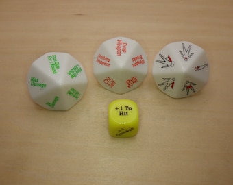 Hit Location D12 twelve Sided Die Dice Critical Fumble 28MM - Etsy