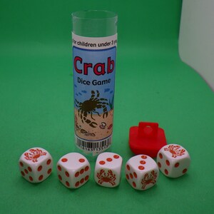 Crab Dice Game - Instructions With 5 Dice - RPG Tool Tabletop Roleplay ...