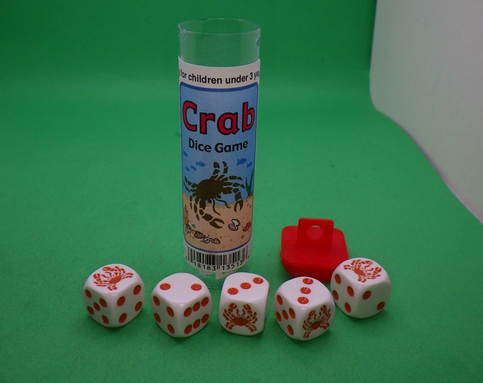 Crab Dice Game Instructions With 5 Dice RPG Tool Tabletop - Etsy
