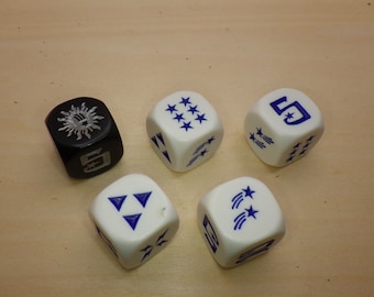 Crab Dice Game Instructions With 5 Dice RPG Tool Tabletop - Etsy