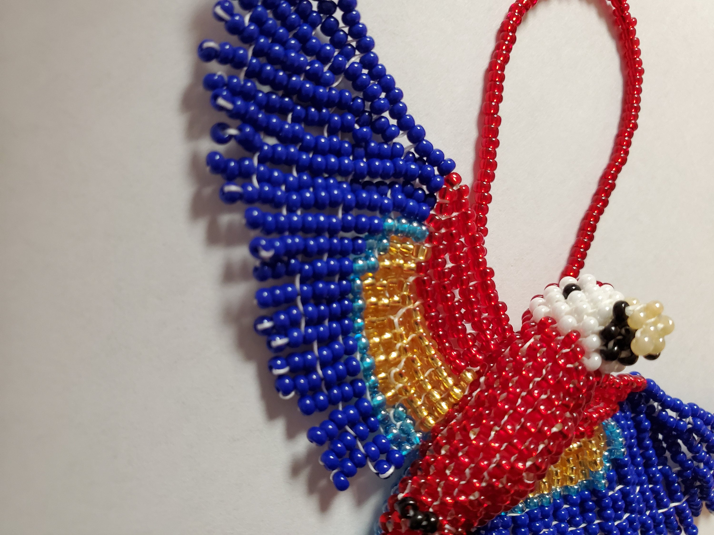 Beaded Scarlet Macaw Parrot Pattern (tutorial Only) - Etsy