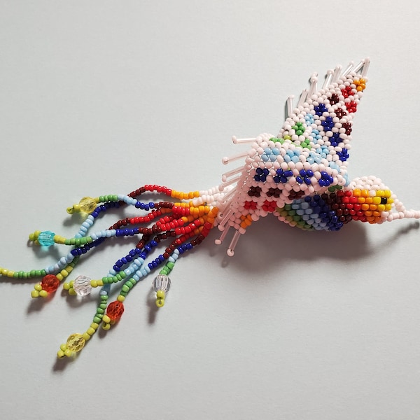 Beaded Hummingbird - Etsy