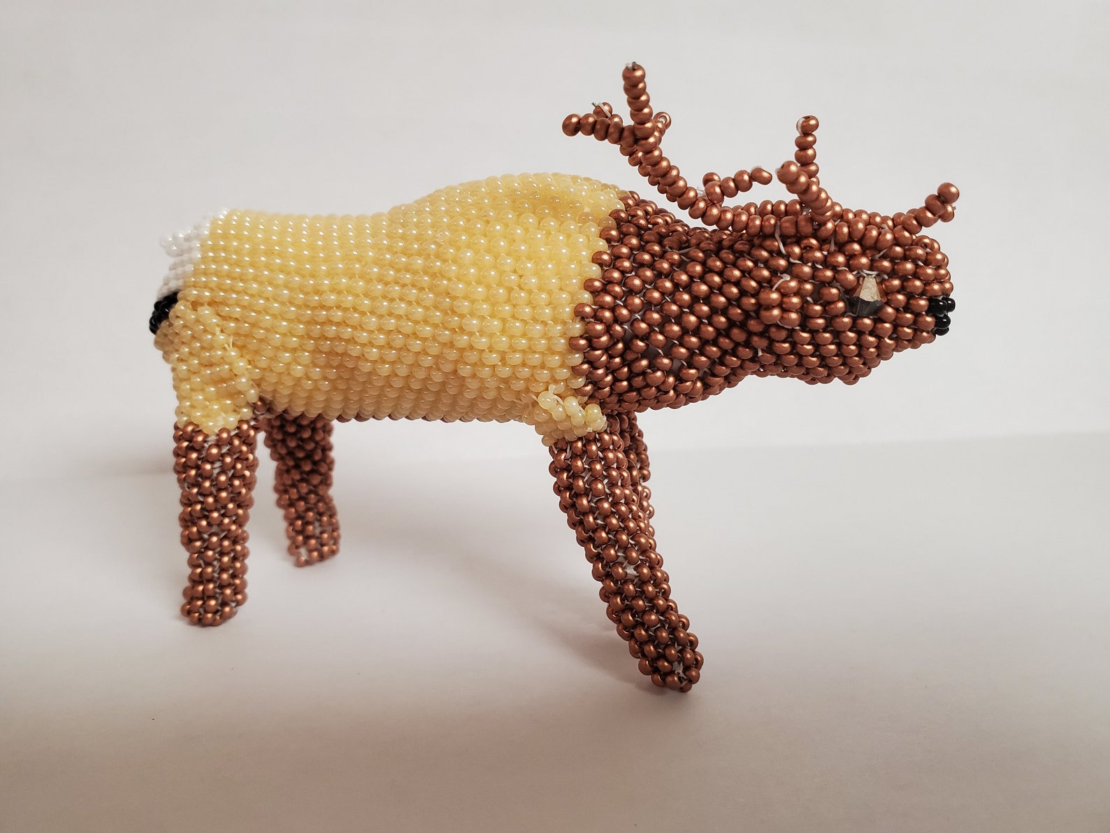 Beaded Elk reindeer Pattern tutorial Only - Etsy